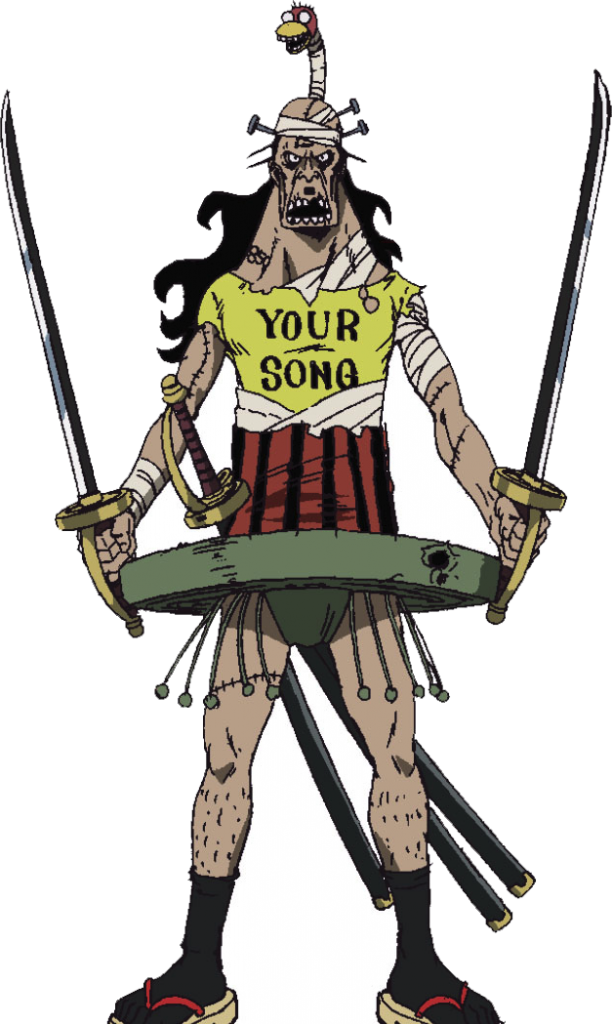 One Piece : Height of Brook (Pre-Timeskip) - ブルック(age88) の身長